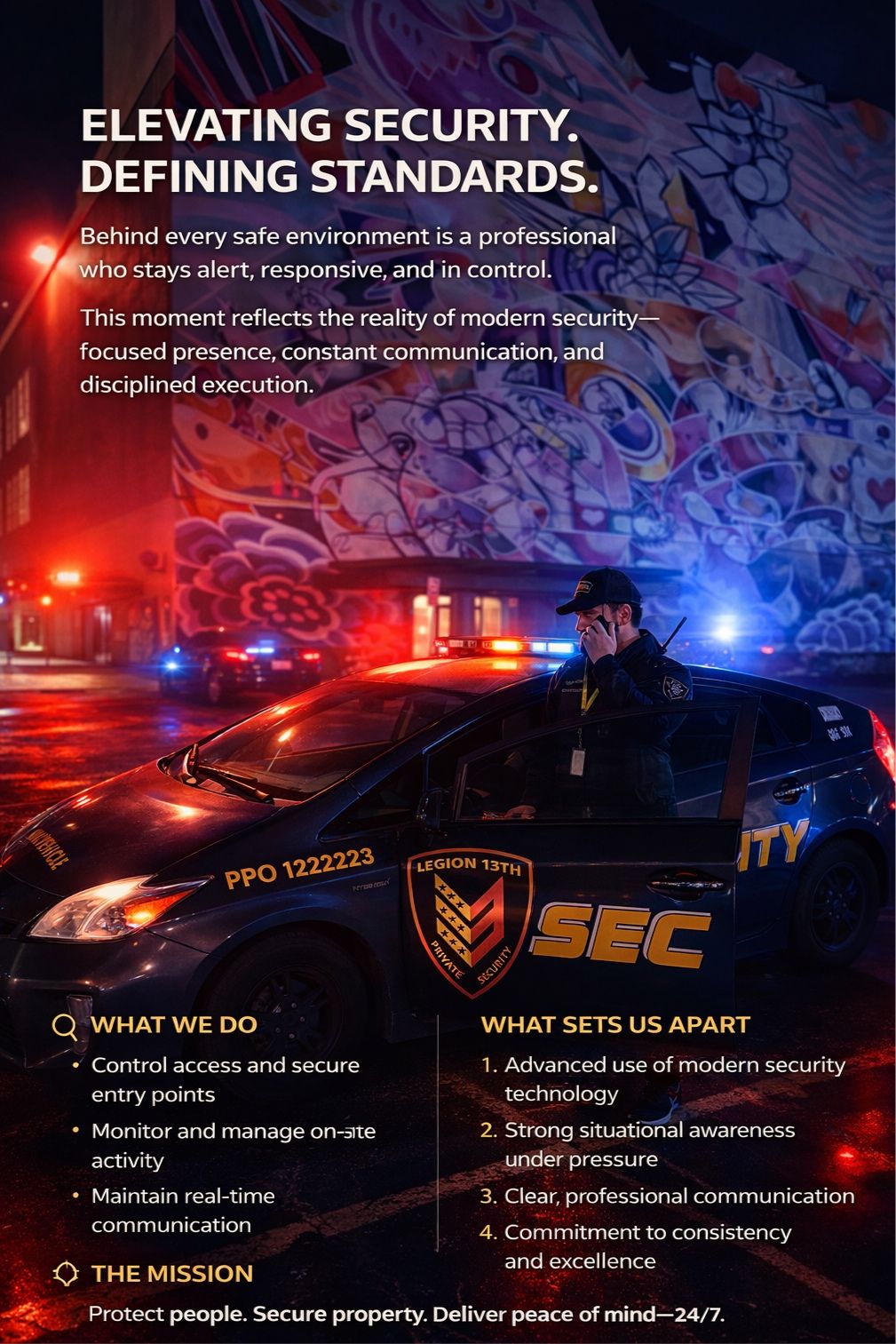Private Security & Patrol | San Jose, CA | Legion 13th Security